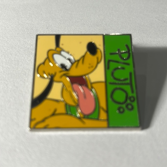 Disney | Jewelry | Pluto Disney Deluxe Square Trading Pin | Poshmark
